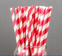 China Eco-Friendly Disposable Paper Drinking Straws 24-48 Hours Durable Biodegradable Party Table Straws for sale
