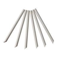 China Eco Friendly Disposable Paper Straw 6mm x 197mm White Brown Custom Logo for sale