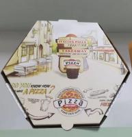 China Disposable Corrugated Pizza Boxes 7 9 10 12 Inches Custom Size Eco Friendly Food Packaging for sale