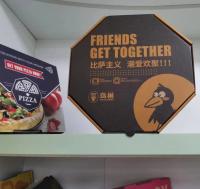 China Disposable Corrugated Pizza Boxes 7 9 10 12 Inches Custom Size Eco Friendly Food Packaging for sale