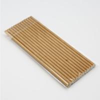 China Eco Friendly Paper Drinking Straws 6mm x 197mm Custom Logo Disposable Biodegradable for sale
