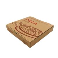 China Food Grade Corrugated Pizza Box Custom Size Eco Friendly Fast Food Packaging Box 2000pcs MOQ for sale