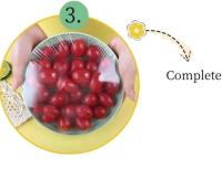 China Disposable PE Bowl Cover Sizes S/M/L Moisture Proof for Home Commercial Use for sale