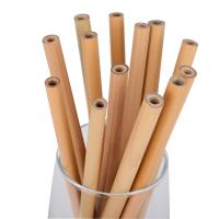 China Reusable Bamboo Wooden Straws 6mm x 197mm Biodegradable Eco Friendly Drinking Straws 20000g Gross Weight for sale