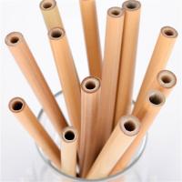 China Reusable Bamboo Wooden Straws 6mm x 197mm Biodegradable Eco Friendly Drinking Straws 20000g Gross Weight for sale