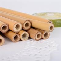 China Reusable Bamboo Wooden Straws 6mm x 197mm Biodegradable Eco Friendly Drinking Straws 20000g Gross Weight for sale