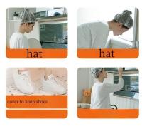 China PE Stretch Cover 40cm for Bowl Hat House Appliances Moisture Proof Disposable 100pcs for sale
