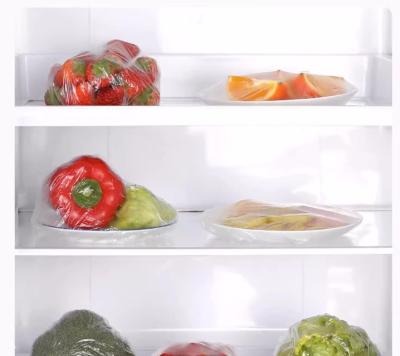 China Food Grade Elastic PE Cover for Refrigerator Dishes Sizes S/M/L -60°C Moisture Proof for sale