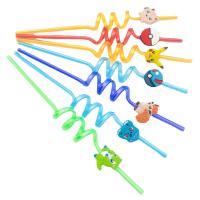 China Eco-Friendly Biodegradable Plastic Drinking Straws 120 Days Degradable Custom Multicolor Party Decor for sale