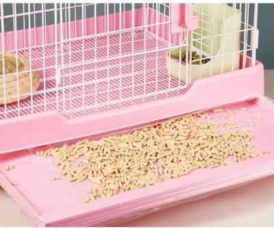 China Disposable Plastic Pet Cage Urine Pad with PE Cover Sizes S M L 100pcs per Bag for sale
