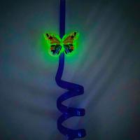 China Different Size Luminous Butterfly Straw Ideal for Personalized Party Decorations for sale