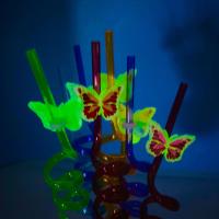 China Different Size Luminous Butterfly Straw Ideal for Personalized Party Decorations for sale
