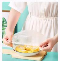 China Disposable PE Fresh Keeping Cover Elastic Bowl Cap Food Grade 100pcs S M L Sizes for sale