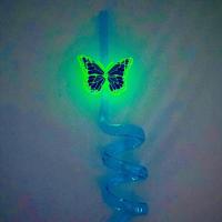 China Biodegradable Luminous Cartoon Drinking Straws 100 Pack Eco Friendly Party Decor for sale