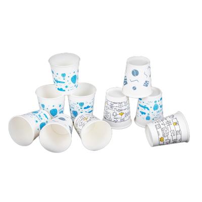 China 300g Single Wall Paper Cup for Hot Drinks Eco-Friendly Disposable 8oz 12oz for sale