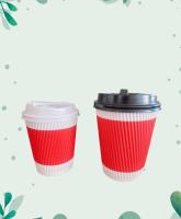 China Double Wall Takeout Paper Coffee Cup 4oz to 20oz with Lids Eco-Friendly Disposable for sale