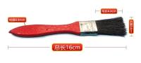 China Red Wooden Handle Paint Brush with Pure Bristle and Customized Request for sale