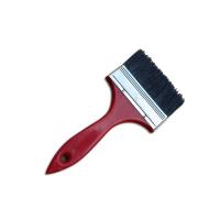 China Red Wooden Handle Paint Brush Pure Bristle 1in 2in 3in 4in for Painting for sale