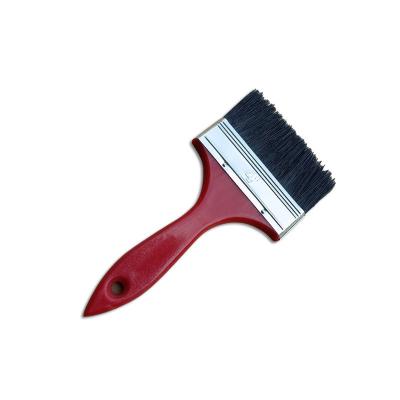 China Red Wooden Handle Paint Brush Pure Bristle 1in 2in 3in 4in for Painting for sale