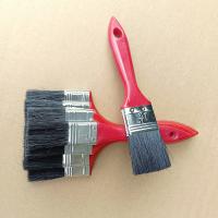China Red Wooden Handle Paint Brush Pure Bristle 1in 2in 3in 4in for Painting for sale