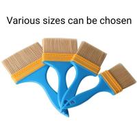 China Nylon Paint Brush 20cm Blue Handle 1in 2in 3in 4in for Coating and Industrial Barbecue Cleaning for sale