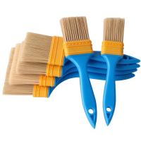China Nylon Paint Brush 20cm Blue Handle 1in 2in 3in 4in for Coating and Industrial Barbecue Cleaning for sale