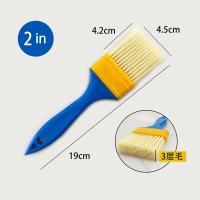 China Nylon Paint Brush 20cm Blue Handle 1in 2in 3in 4in for Coating and Industrial Barbecue Cleaning for sale