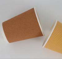 China Double Wall Paper Coffee Cup with Lids 6oz to 20oz Disposable Eco-Friendly Takeout Cups for sale