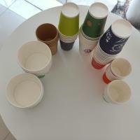 China Customized 8oz Compostable Paper Cup Plastic-Free and Eco-Friendly for Hot Beverages for sale