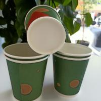 China Customized 8oz Compostable Paper Cup Plastic-Free and Eco-Friendly for Hot Beverages for sale
