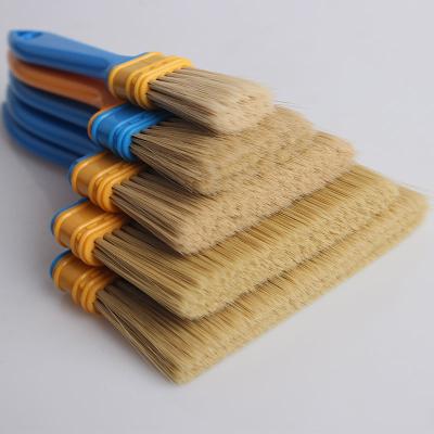 China Custom Artist Painting Tools Wooden Handle Paint Brushes 1in 2in 3in 4in 20cm for sale