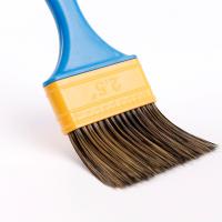 China Custom Artist Painting Tools Wooden Handle Paint Brushes 1in 2in 3in 4in 20cm for sale