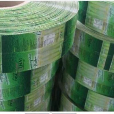China Custom PVC PET Shrink Label 40 Mic for Drinking Milk Bottle Packaging for sale