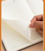 China A5 Hardcover Lined Spiral Journal 160 Pages 100gsm Paper Faux Leather Notebook for Work Note Taking for sale