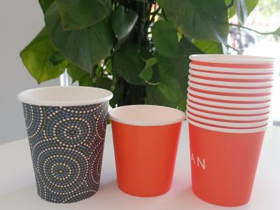 China Customized Plastic-Free 100% Paper Cup without PE Coated for Eco-Friendly Solution for sale