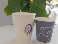 China Customized Plastic-Free 100% Paper Cup without PE Coated for Eco-Friendly Solution for sale