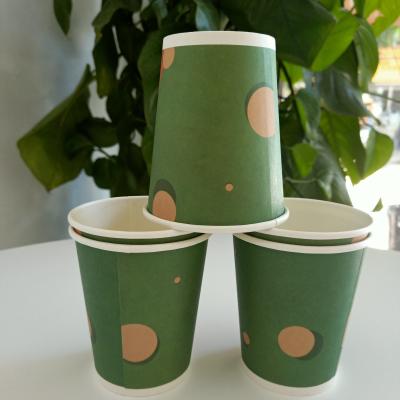 China 100% Paper Plastic Free E-Friendly Disposable Without PE Coated Paper Cup Eco-Friendly for sale