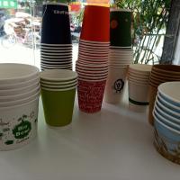 China Animal Design Customized Cold Cup Without PE Coated E-Friendly Disposable Paper Cup for sale