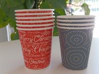 China Animal Design Customized Cold Cup Without PE Coated E-Friendly Disposable Paper Cup for sale
