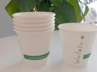 China 100% Paper Disposable Hot Cup Plastic Free Eco Friendly 8oz 12oz Customizable for sale