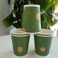 China 100% Paper Disposable Hot Cup Plastic Free Eco Friendly 8oz 12oz Customizable for sale