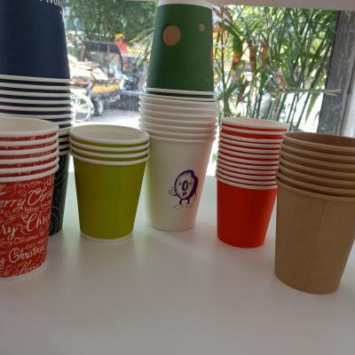 China UV Printing Biodegradable Disposable Coffee Paper Cup for Eco-Friendly Packaging for sale