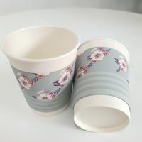 China Disposable Double Wall 8 oz Paper Cup for Hot Beverages Coffee Tea Custom Logo for sale