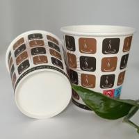 China 10 Oz 320g 18PE Single Wall Disposable Paper Coffee Cup Hot Beverage Food Grade for sale
