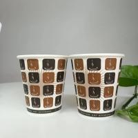 China 10 Oz 320g 18PE Single Wall Disposable Paper Coffee Cup Hot Beverage Food Grade for sale