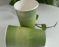 China 16 Oz 340g 18PE Single Wall Creative Disposable Paper Cup with Flexographic Printing for sale
