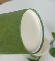 China 16 Oz 340g 18PE Single Wall Creative Disposable Paper Cup with Flexographic Printing for sale
