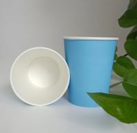 China 8oz 190g 18PE Single Wall Disposable Paper Cup for Hot Tea Coffee Customizable for sale