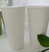 China Disposable Single Wall 20oz 18PE 340GSM Paper Cup for Beverage Juice Custom Size for sale