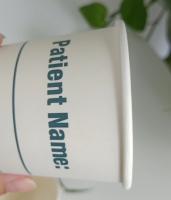 China 8oz 280g Single Wall Disposable Paper Cup for Hospital Urine Collection 18PE Coating for sale